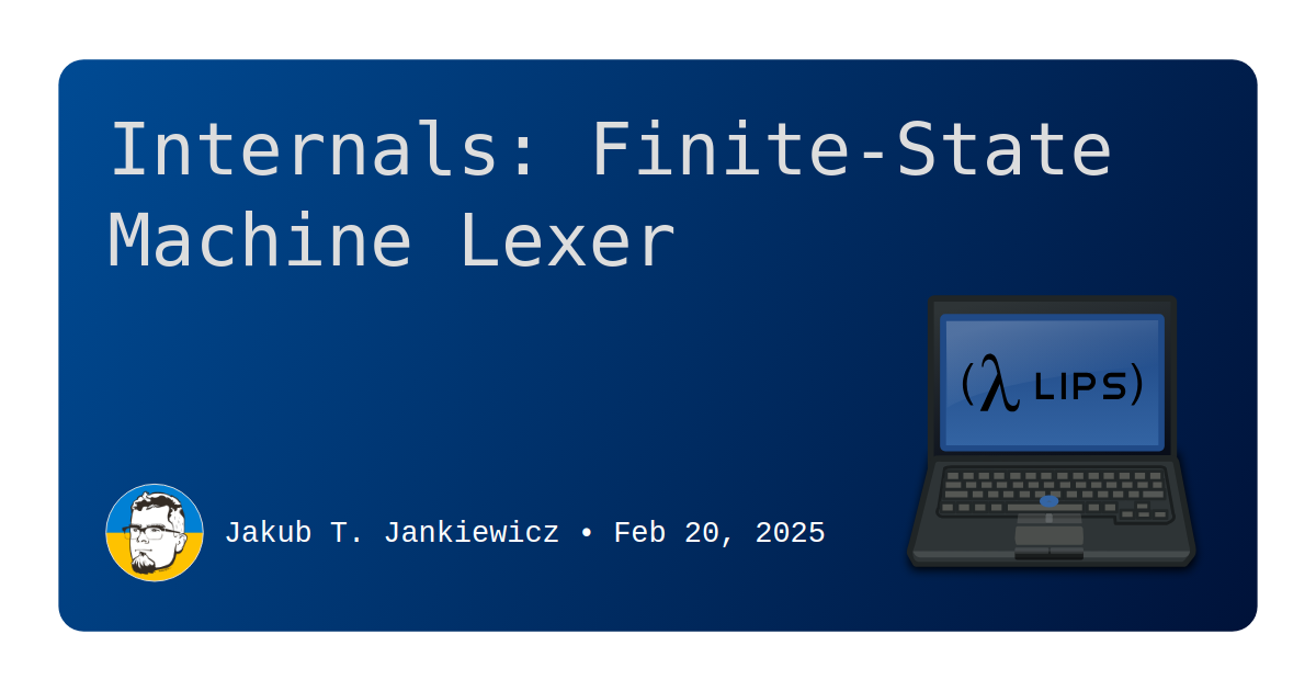 Internals: State Machine Lexer | LIPS Scheme